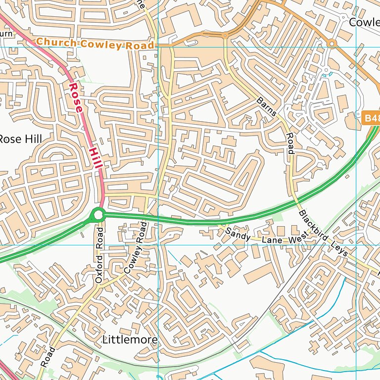 South Oxfordshire District (SP50) Map by UK Topographic Maps | Avenza Maps