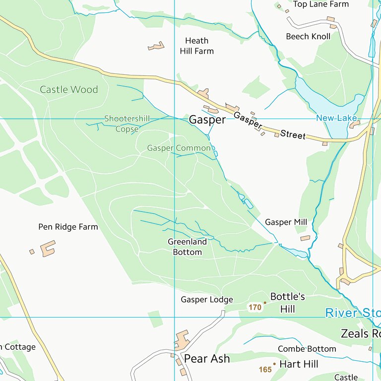 South Somerset District (ST73) Map by UK Topographic Maps | Avenza Maps