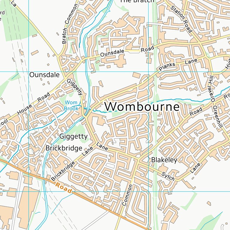 South Staffordshire District (SO89) Map by UK Topographic Maps | Avenza ...