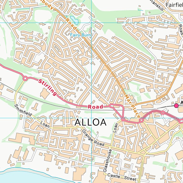 Stirling (NS89) Map by UK Topographic Maps | Avenza Maps