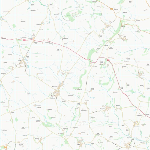 Stratford-on-Avon District (SP34) Map by UK Topographic Maps | Avenza Maps