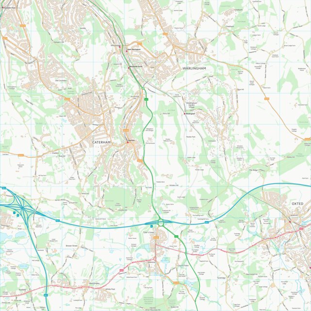 Tandridge District (TQ35) Map by UK Topographic Maps | Avenza Maps