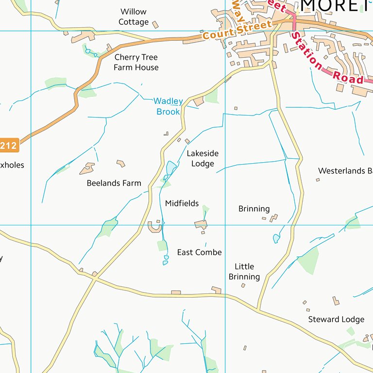 Teignbridge District (SX78) Map by UK Topographic Maps | Avenza Maps