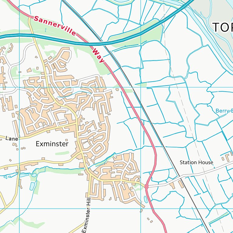 Teignbridge District (SX98) Map by UK Topographic Maps | Avenza Maps