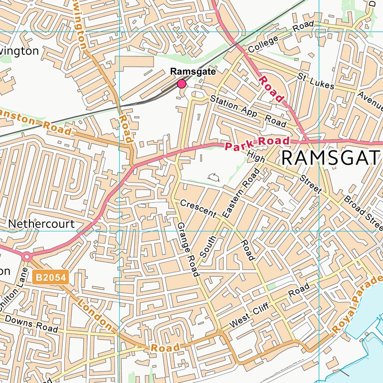 Thanet District (TR36) Map by UK Topographic Maps | Avenza Maps