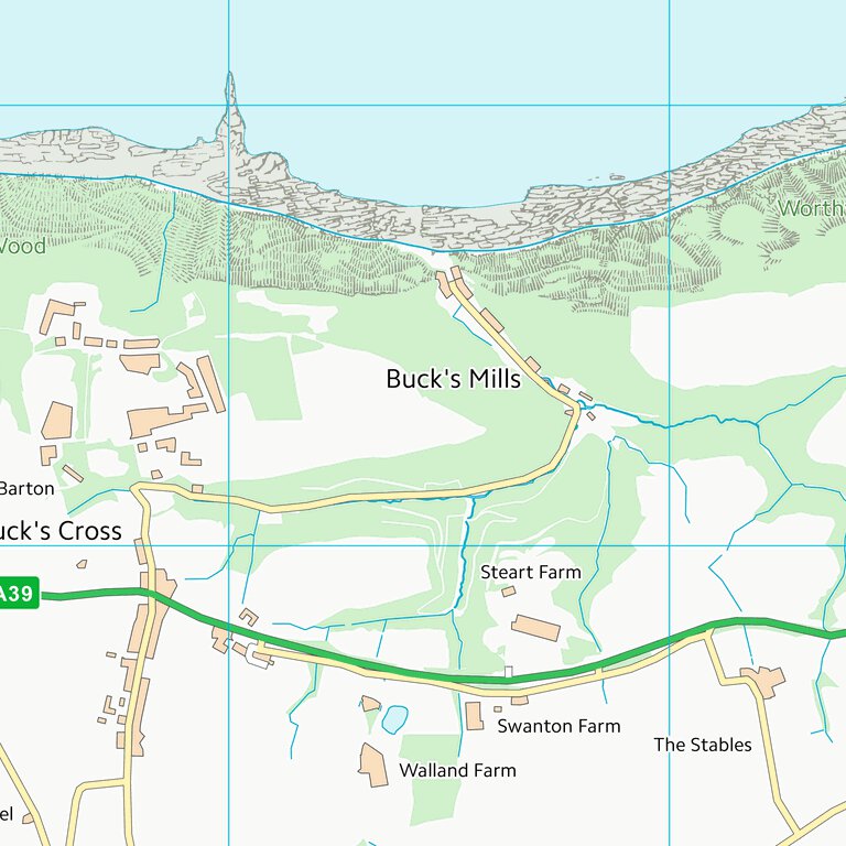 Torridge District (SS32) Map by UK Topographic Maps | Avenza Maps
