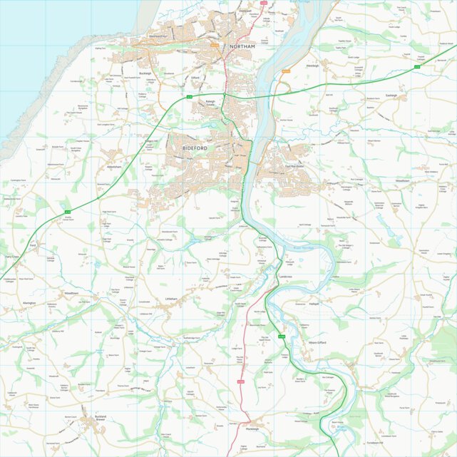 Torridge District (SS42) Map by UK Topographic Maps | Avenza Maps