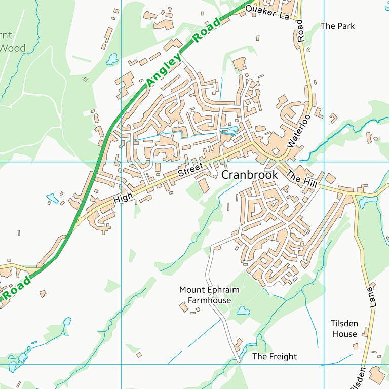 Tunbridge Wells District (B) (TQ73) Map by UK Topographic Maps | Avenza ...