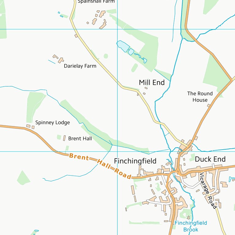 Uttlesford District (TL63) Map by UK Topographic Maps | Avenza Maps