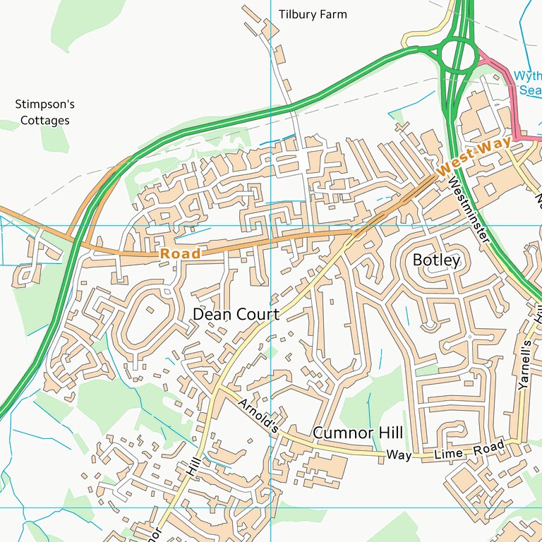 Vale of White Horse District (SP40) Map by UK Topographic Maps | Avenza ...