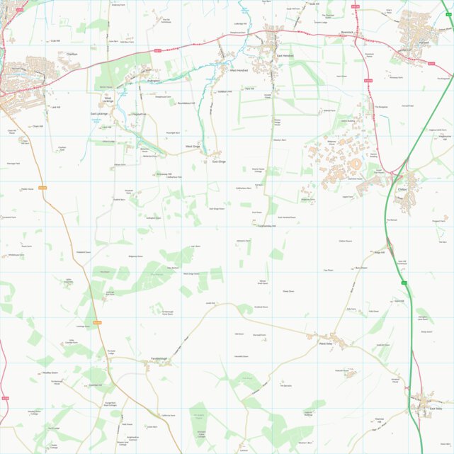 Vale of White Horse District (SU48) Map by UK Topographic Maps | Avenza ...