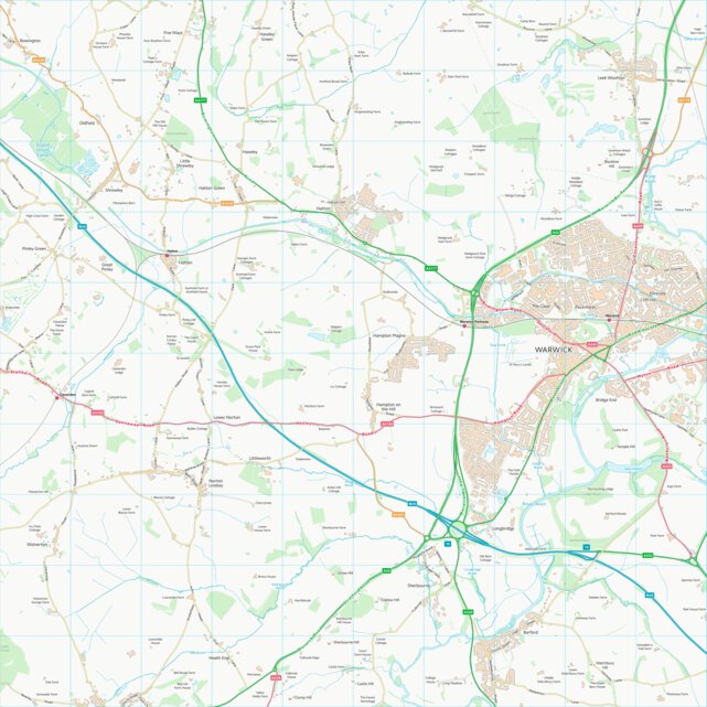 Warwick District (SP26) Map by UK Topographic Maps | Avenza Maps