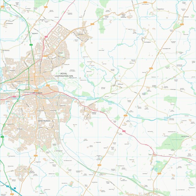 Warwick District (SP36) Map by UK Topographic Maps | Avenza Maps