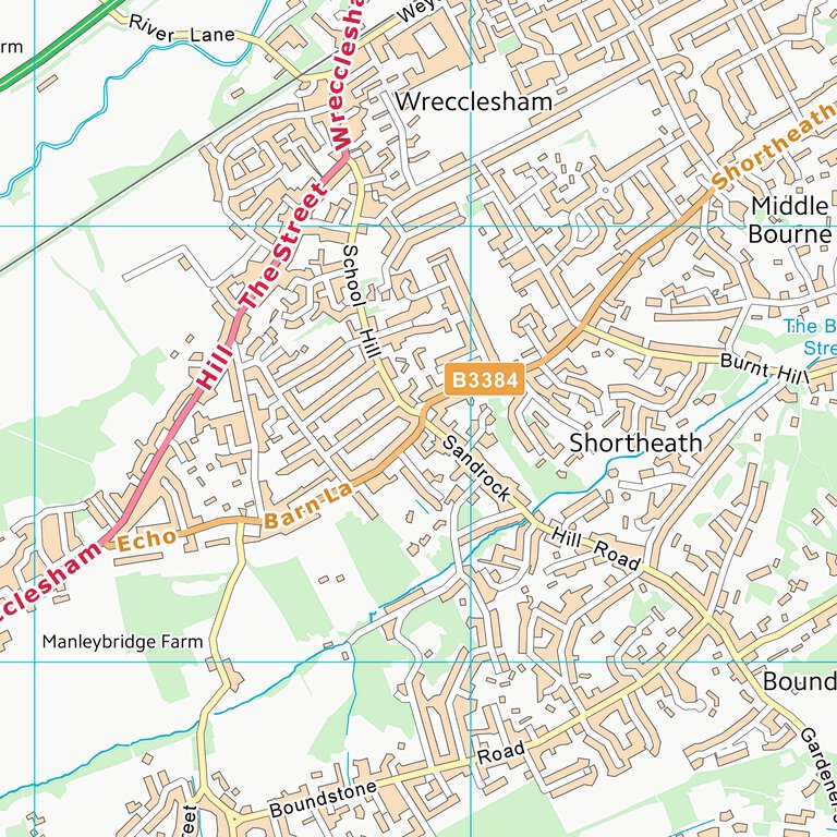 Waverley District (B) (SU84) Map by UK Topographic Maps | Avenza Maps