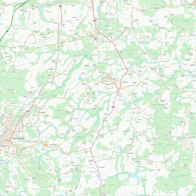 Waverley District (B) (SU93) Map by UK Topographic Maps | Avenza Maps