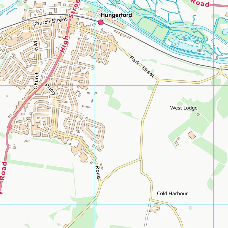 West Berkshire (SU36) Map by UK Topographic Maps | Avenza Maps