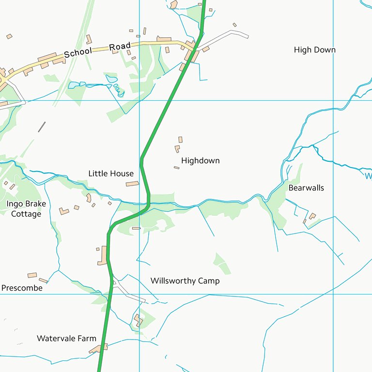 West Devon District (B) (SX58) Map by UK Topographic Maps | Avenza Maps