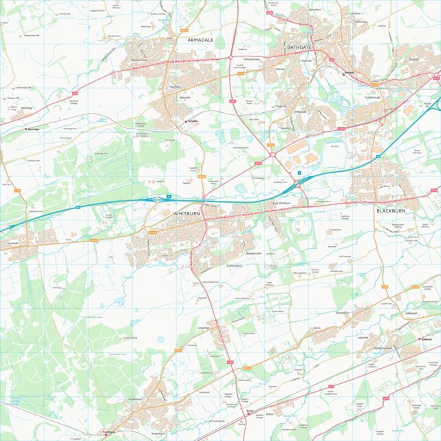West Lothian (NS96) Map by UK Topographic Maps | Avenza Maps