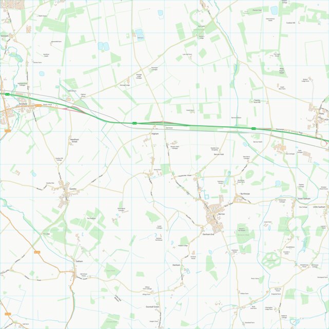 West Suffolk District (TL76) Map by UK Topographic Maps | Avenza Maps