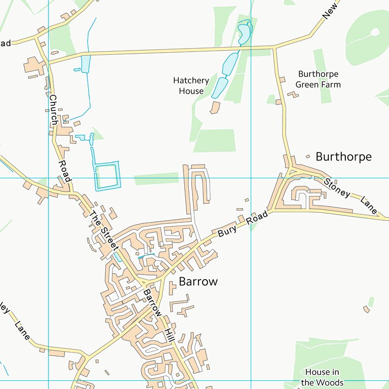 West Suffolk District (TL76) Map by UK Topographic Maps | Avenza Maps