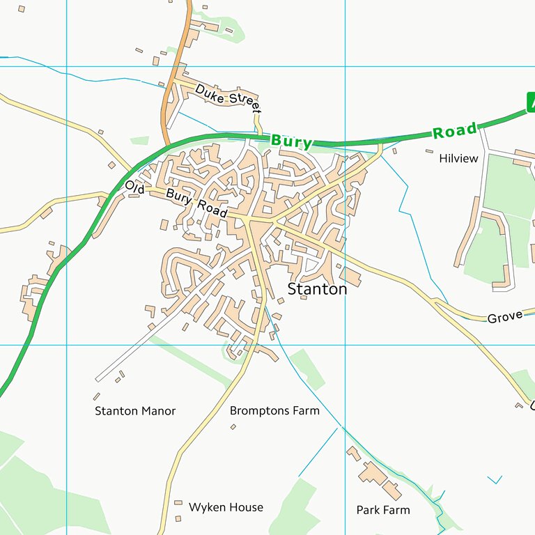 West Suffolk District (TL97) Map by UK Topographic Maps | Avenza Maps