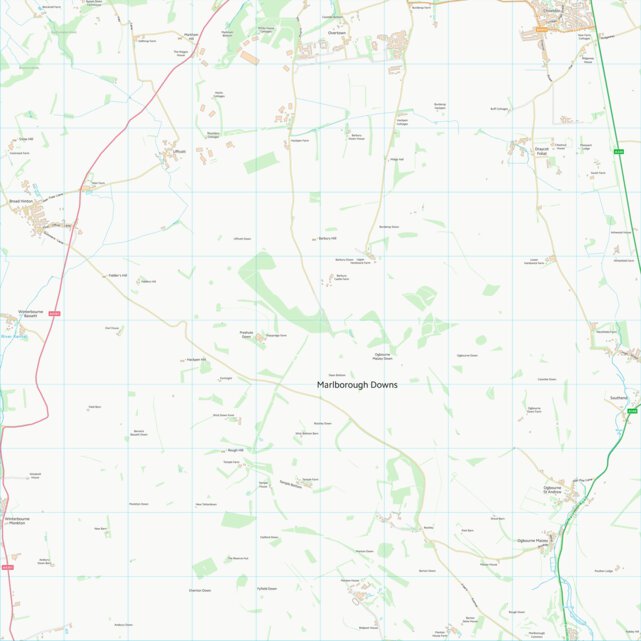 Wiltshire (SU17) Map by UK Topographic Maps | Avenza Maps