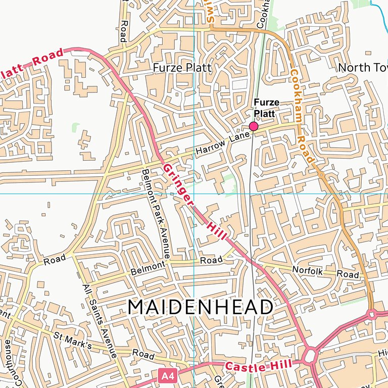 Windsor and Maidenhead (B) (SU88) Map by UK Topographic Maps | Avenza Maps