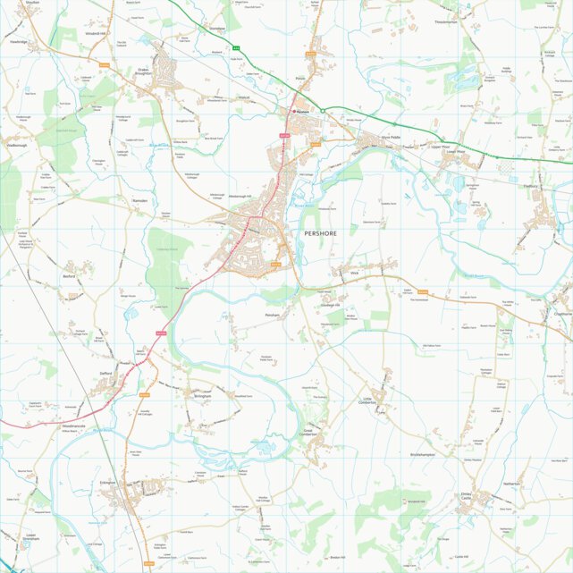 Wychavon District (SO94) Map by UK Topographic Maps | Avenza Maps