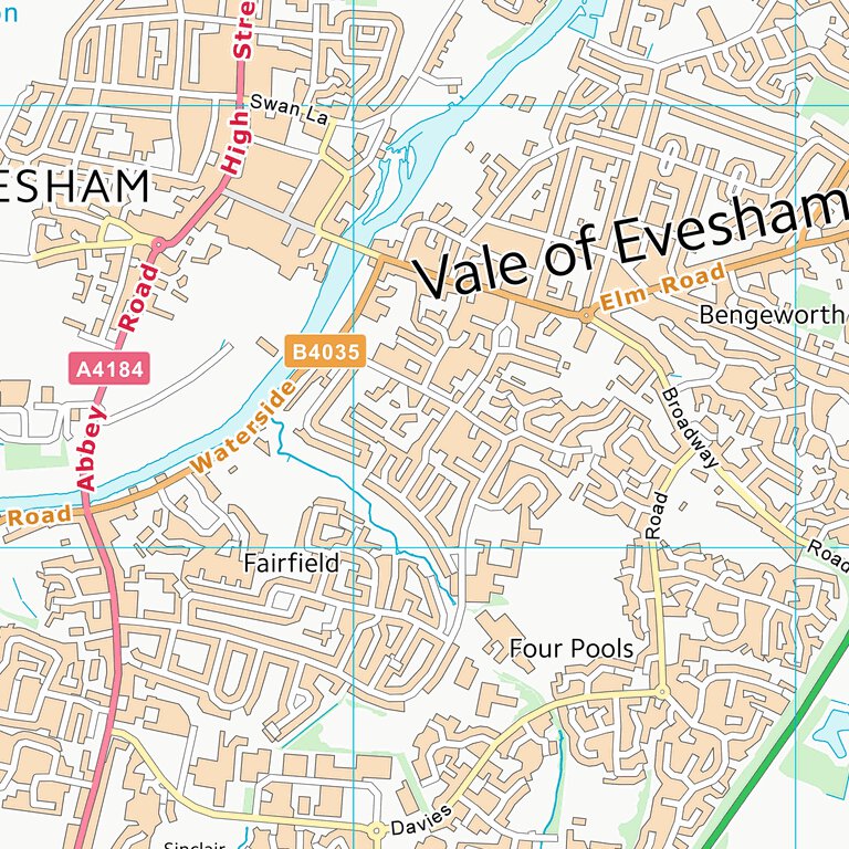 Wychavon District (SP04) Map by UK Topographic Maps | Avenza Maps