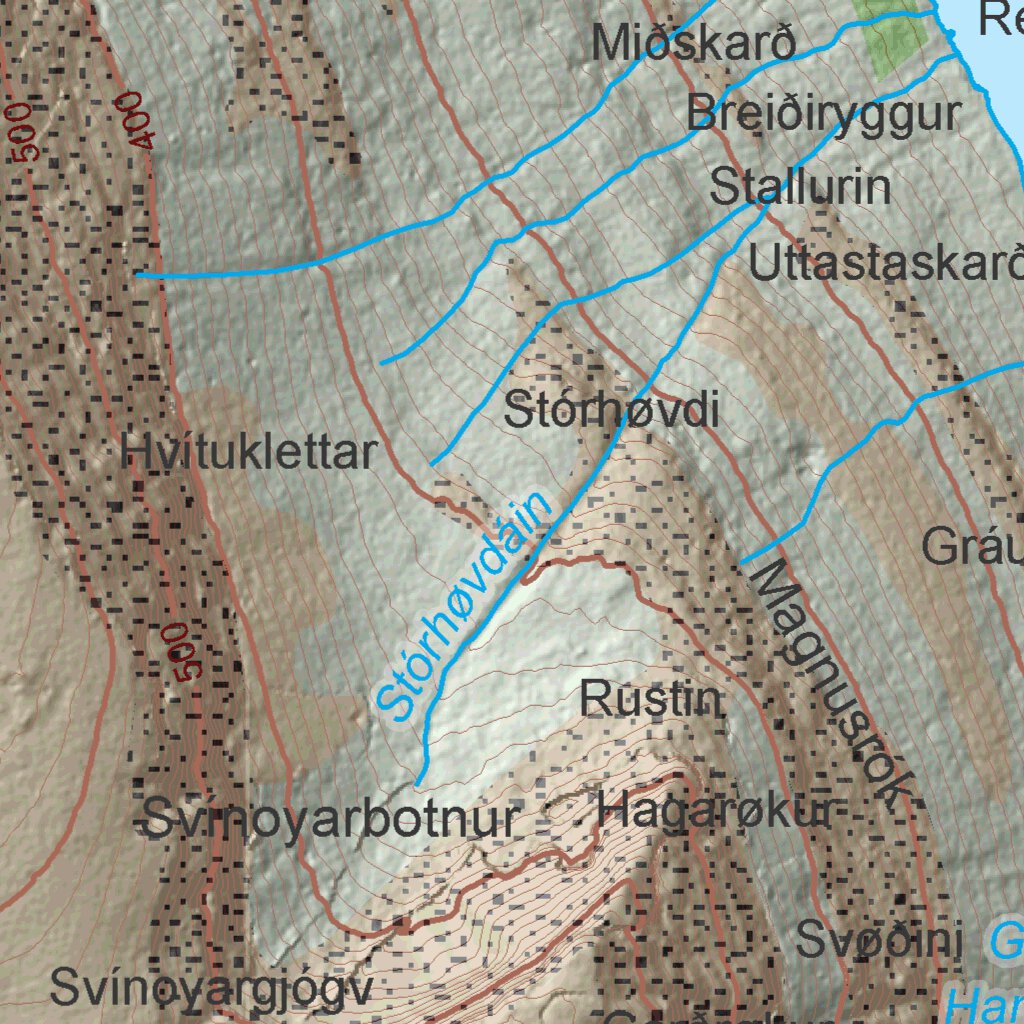 Klaksvík, Norderøerne Map by Umhvorvisstovan | Avenza Maps
