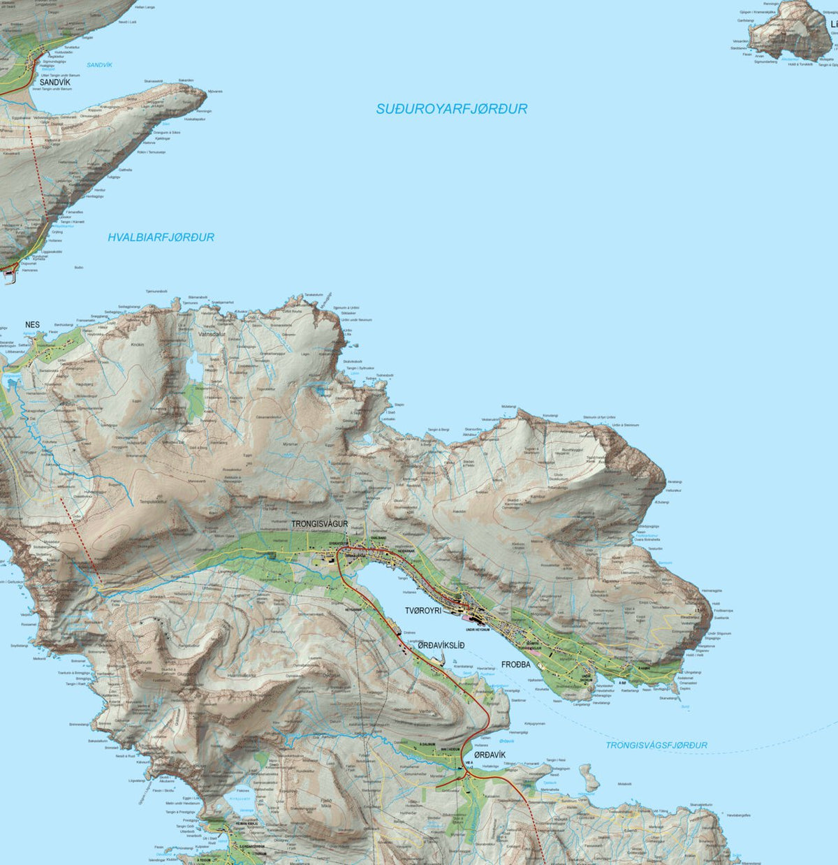 Tvøroyri, Suðuroyar Map by Umhvorvisstovan | Avenza Maps