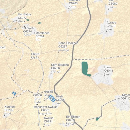 Quneitra governorate reference Map by UN OCHA Regional office for the ...