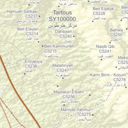 Tartous governorate reference Map by UN OCHA Regional office for the Syria Crisis | Avenza Maps