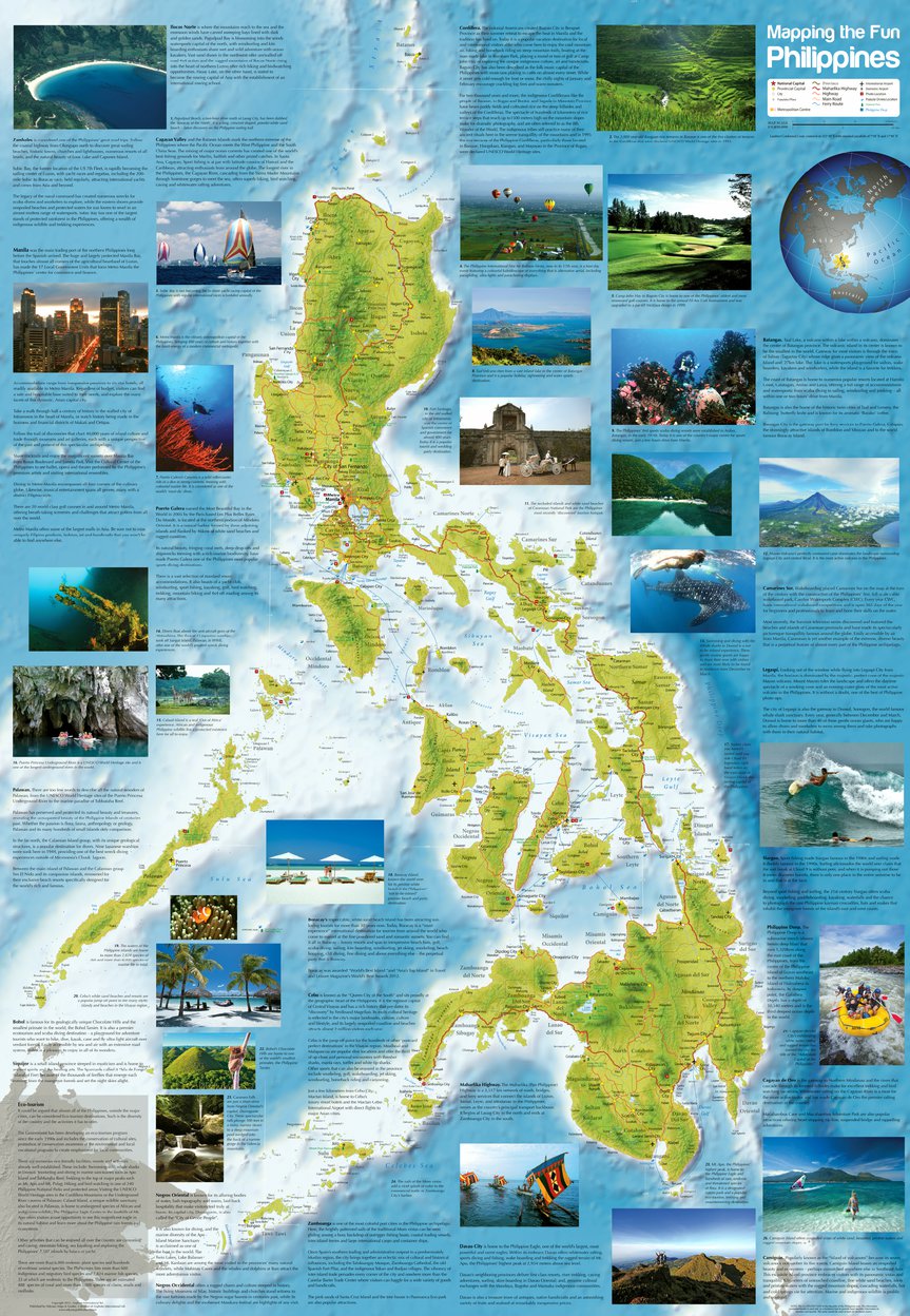 The Philippines: Mapping the Fun [Hi Res] Map by Unit Seven | Avenza Maps