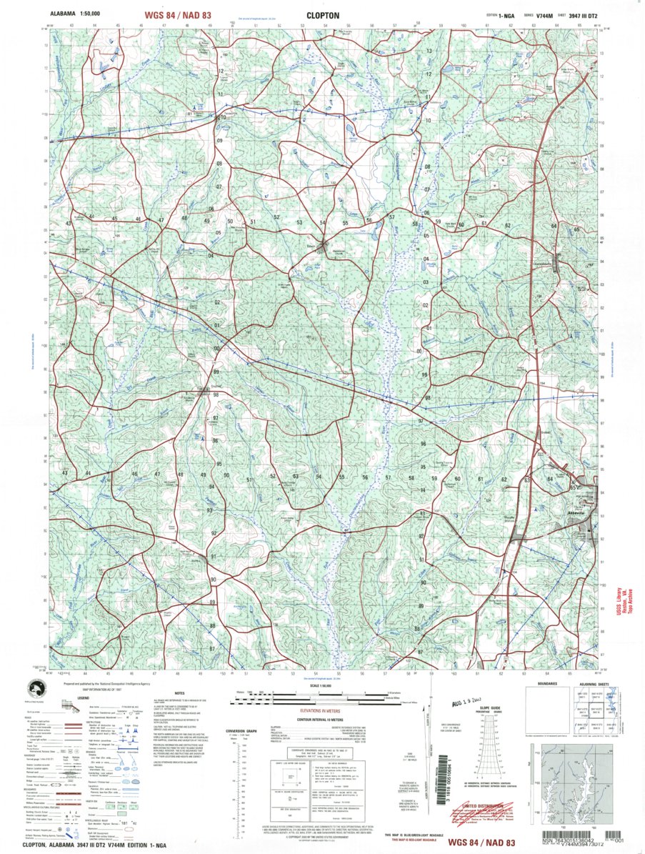 Abbeville, AL (1997, 50000-Scale) Map by United States Geological ...