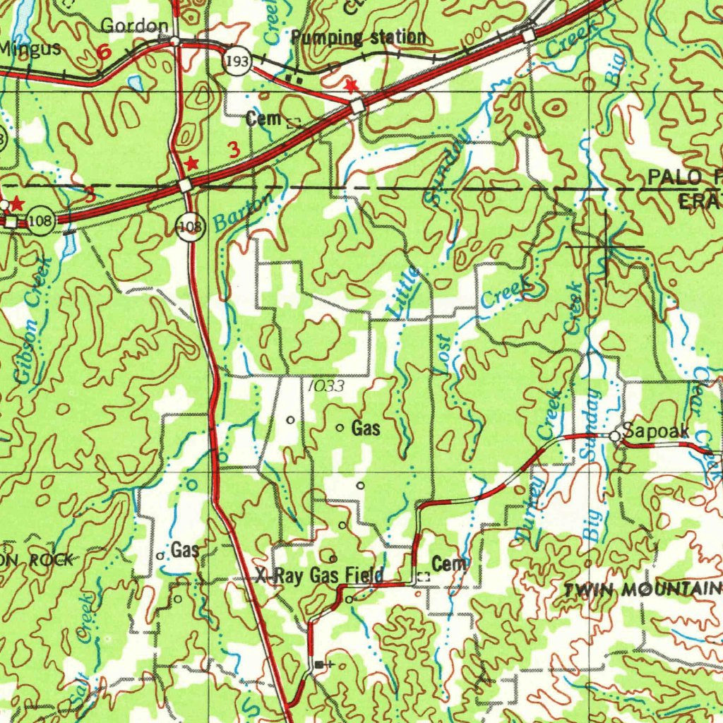Abilene, TX (1954, 250000-Scale) Map by United States Geological Survey ...