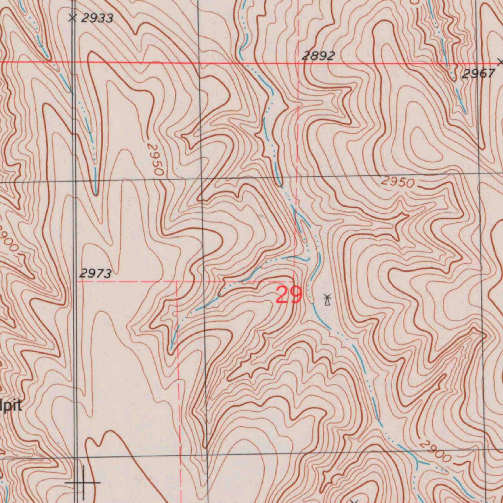 Achilles SE, KS (1978, 24000-Scale) Map by United States Geological ...