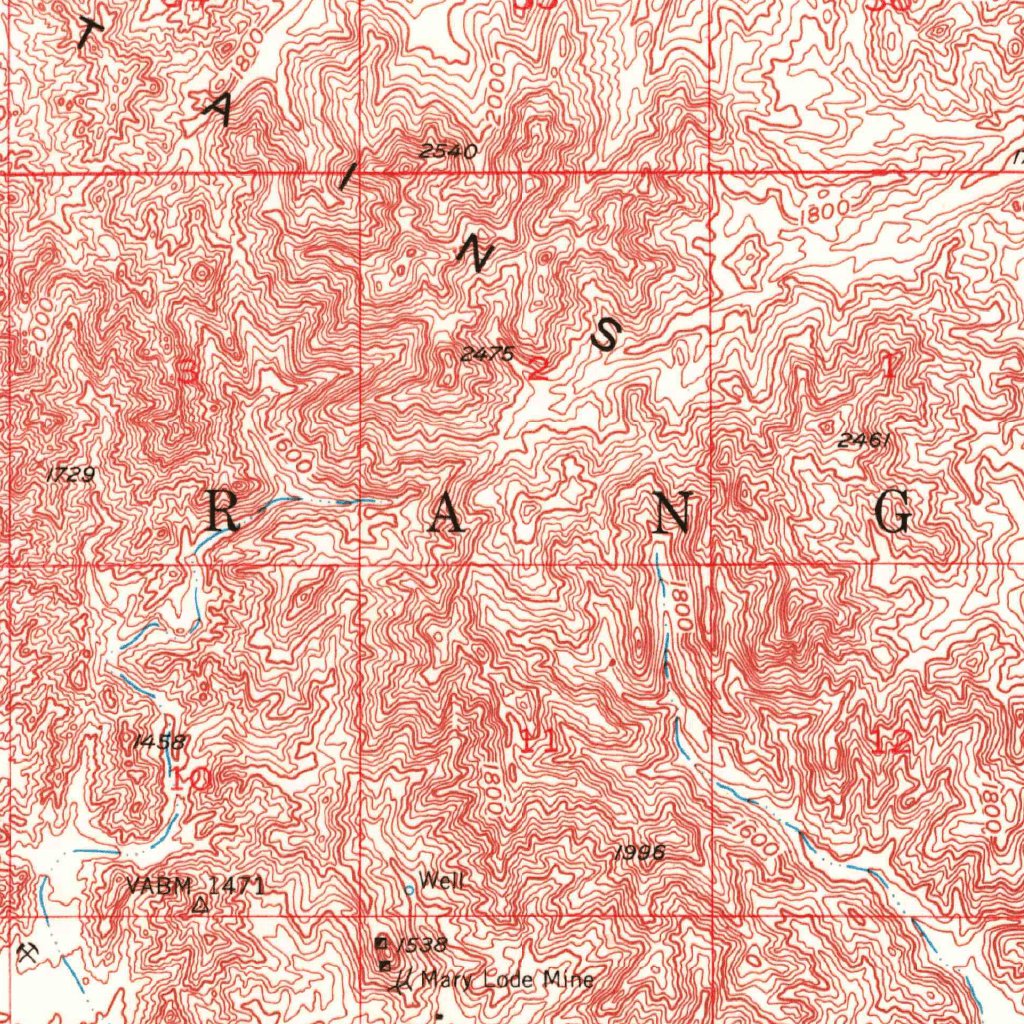 Acolita, CA (1953, 62500-Scale) Map by United States Geological Survey ...