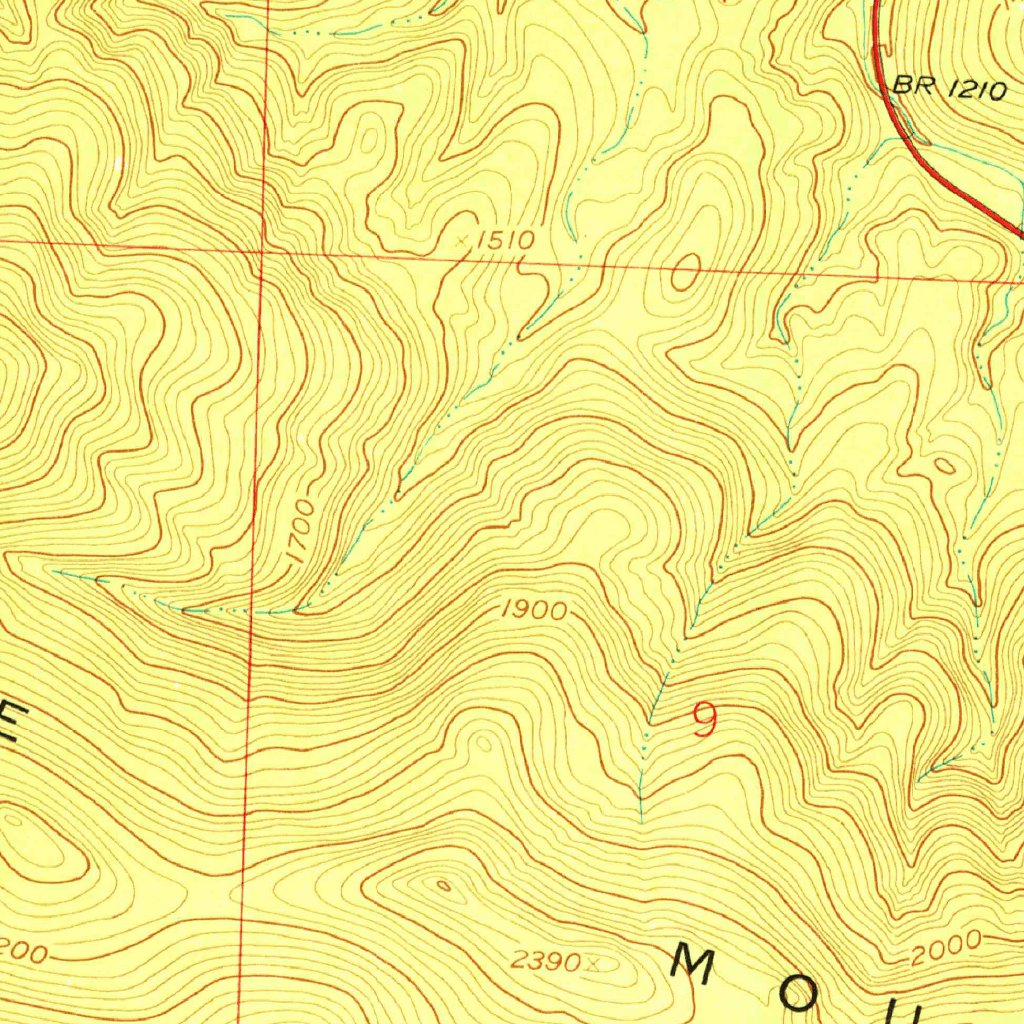Acorn, AR (1958, 24000-Scale) Map by United States Geological Survey ...