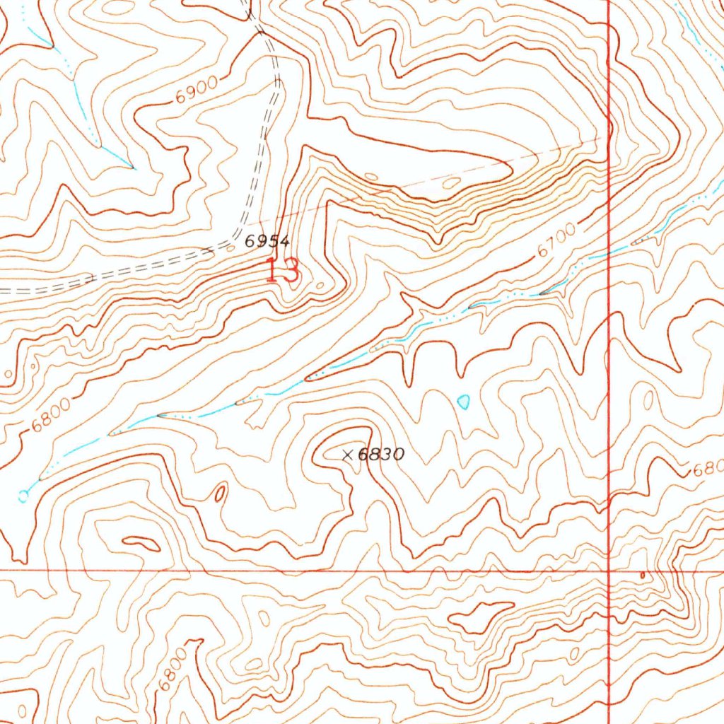 Adobe Springs, CO (1969, 24000-Scale) Map by United States Geological ...