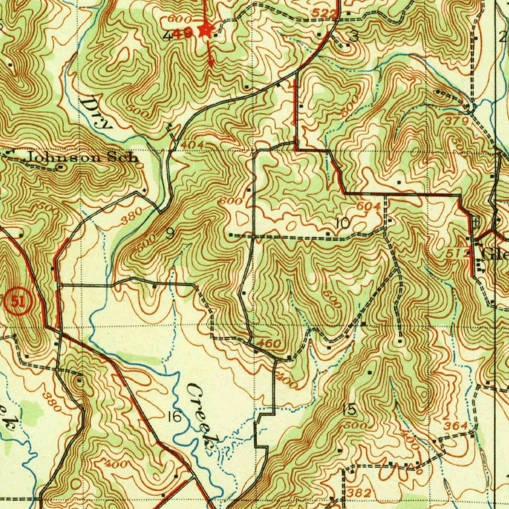 Advance, MO (1939, 62500-Scale) Map by United States Geological Survey ...