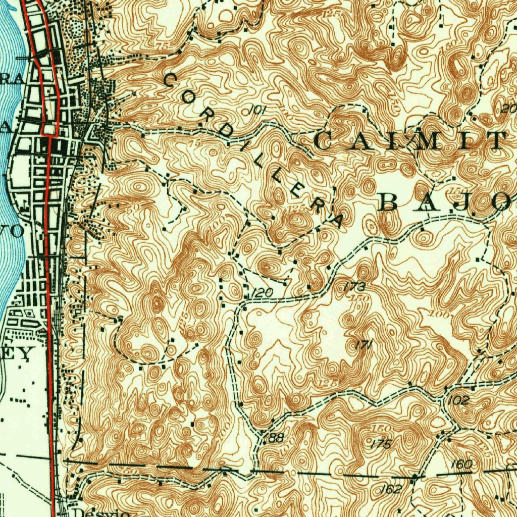 Aguadilla, PR (1942, 30000-Scale) Map by United States Geological ...