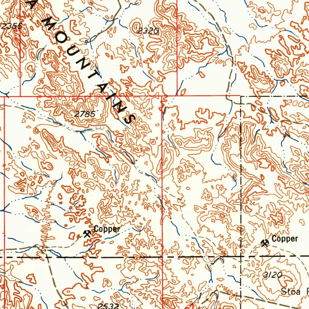 Ajo, AZ (1958, 250000-Scale) Map by United States Geological Survey ...