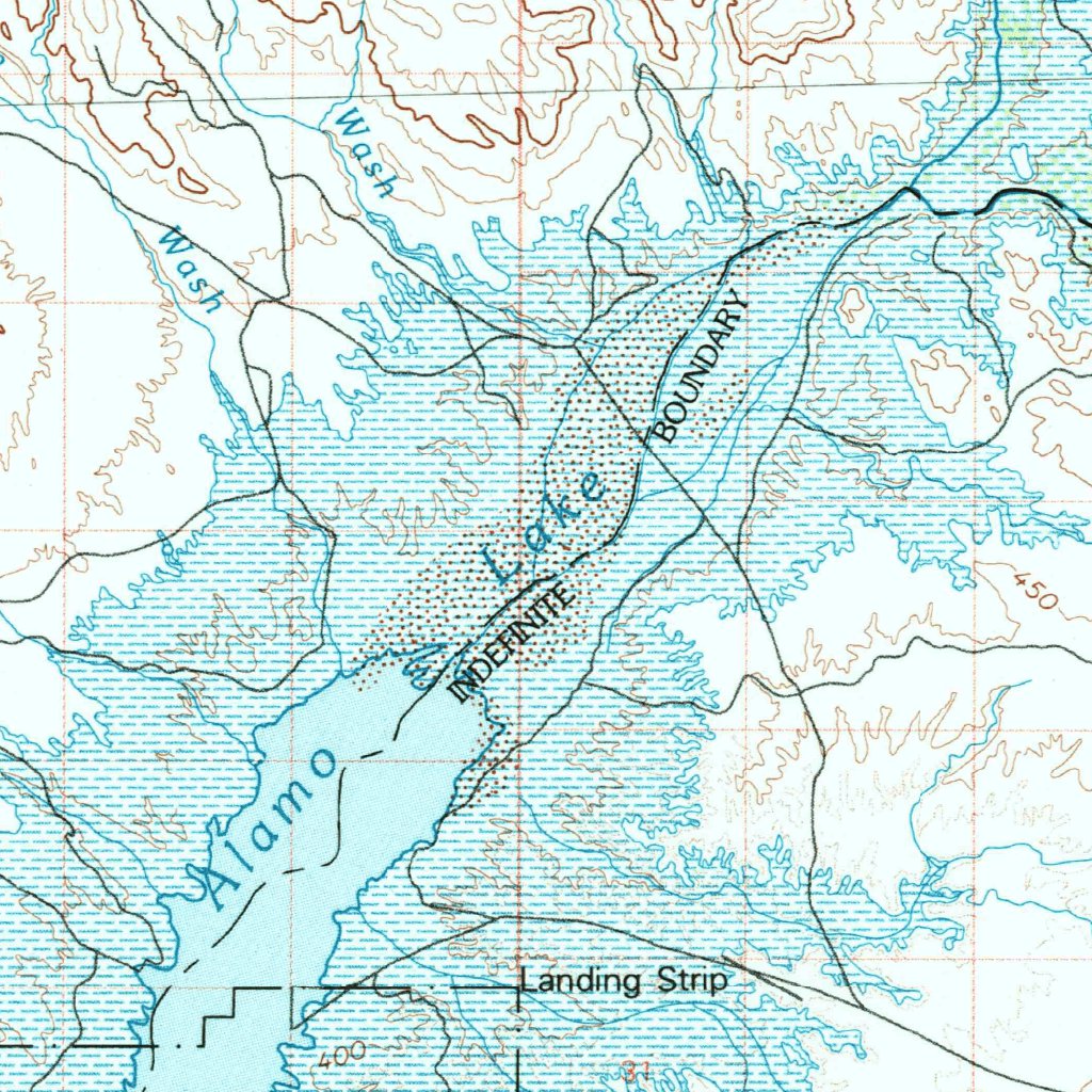 Alamo Lake, AZ (1979, 100000-Scale) Map by United States Geological ...