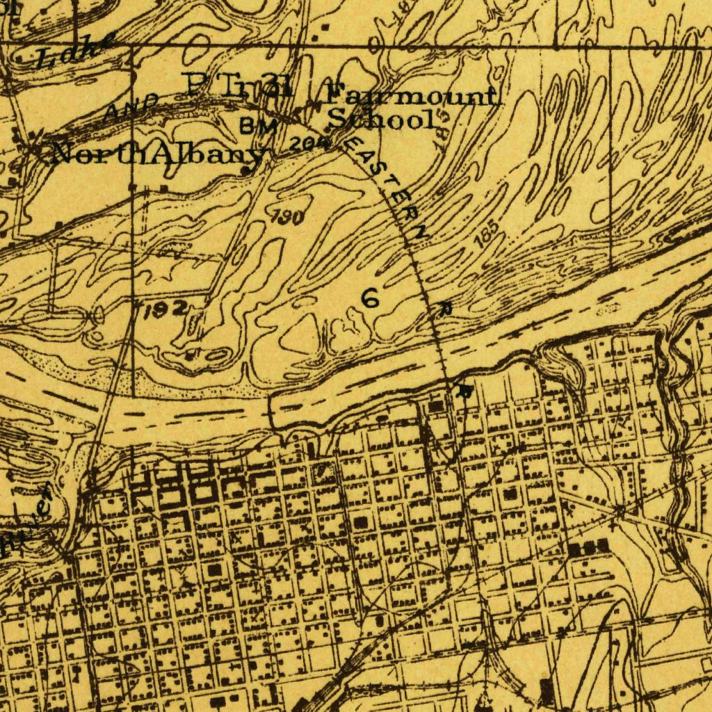 Albany, OR (1912, 31680-Scale) Map by United States Geological Survey ...