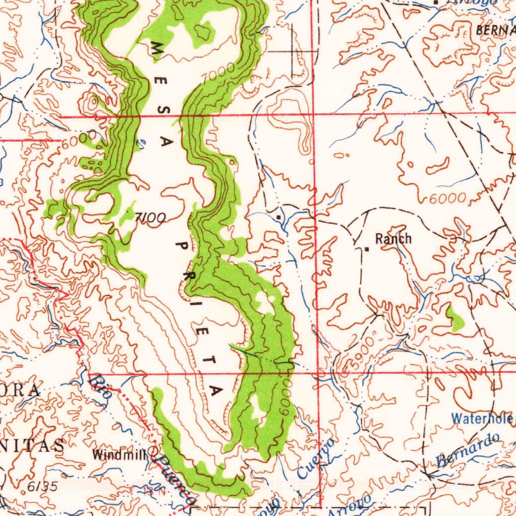 Albuquerque, NM (1962, 250000-Scale) Map by United States Geological ...