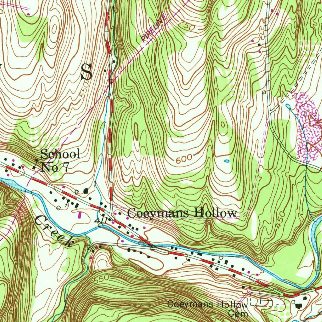 Alcove, NY (1953, 24000-Scale) Map by United States Geological Survey ...