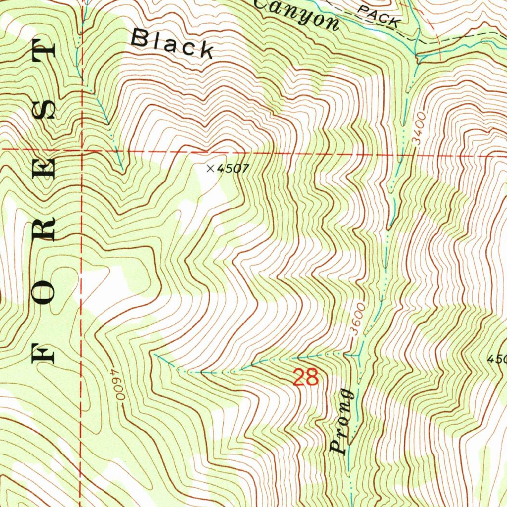 Aldrich Gulch, OR (1972, 24000-Scale) Map by United States Geological ...