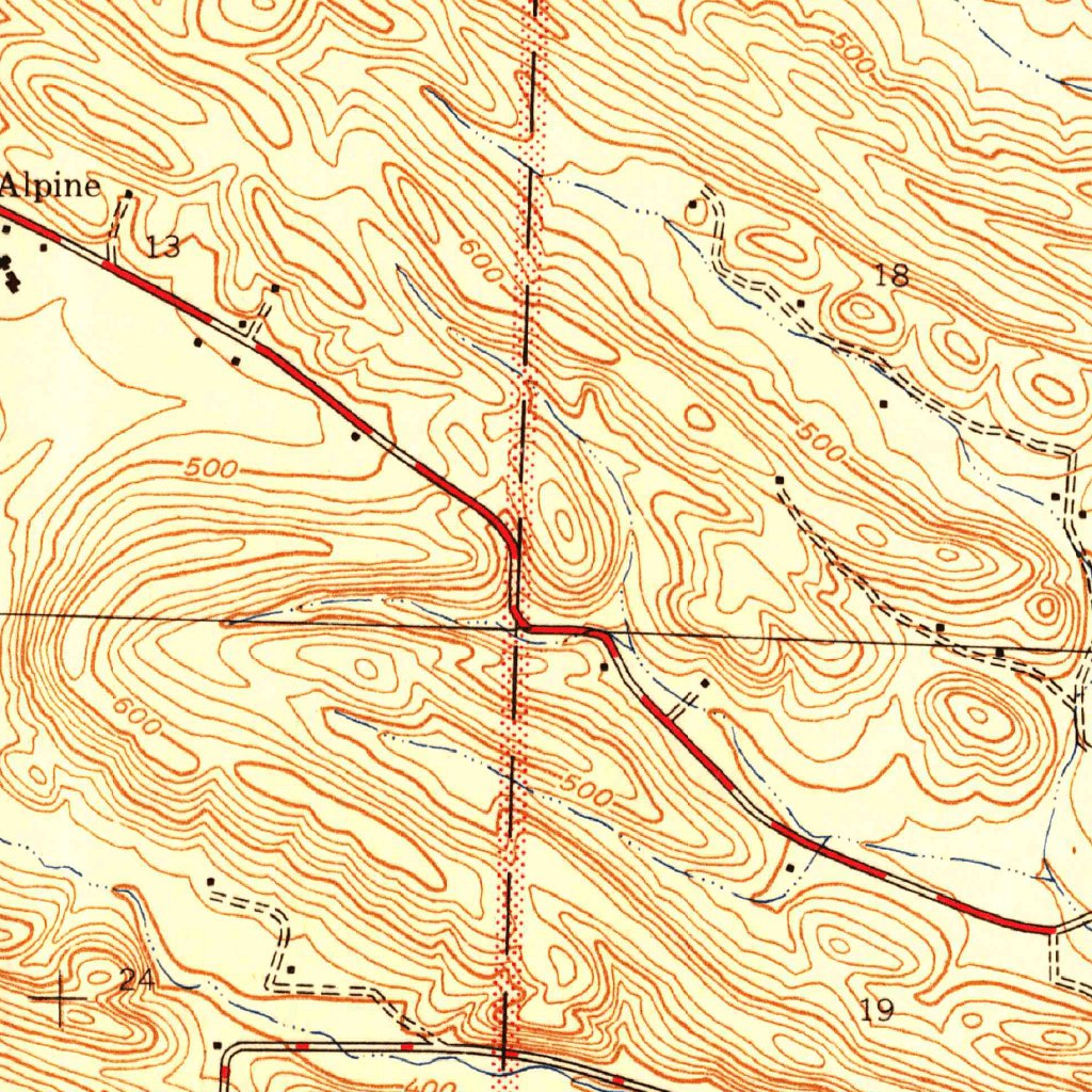 Alexander, AR (1944, 31680-Scale) Map by United States Geological ...