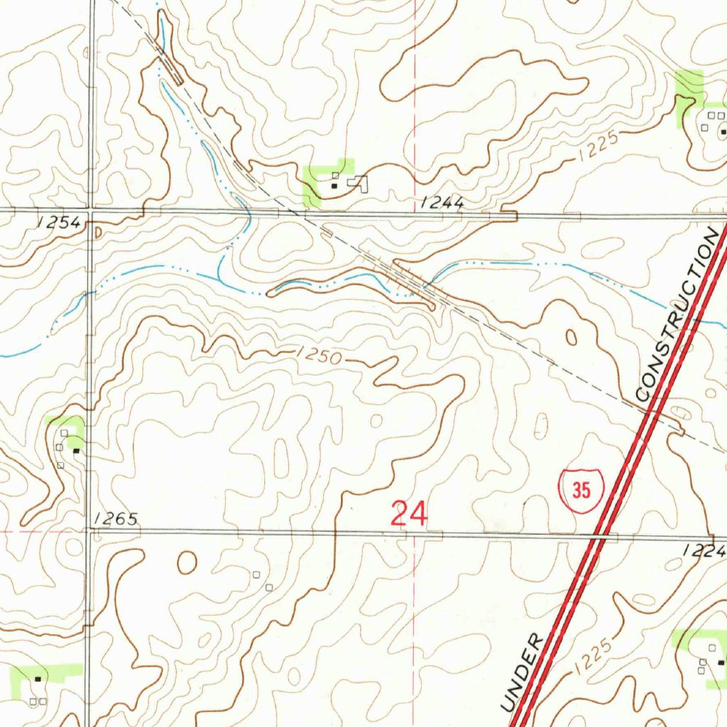 Alexander, IA (1972, 24000-Scale) Map by United States Geological ...